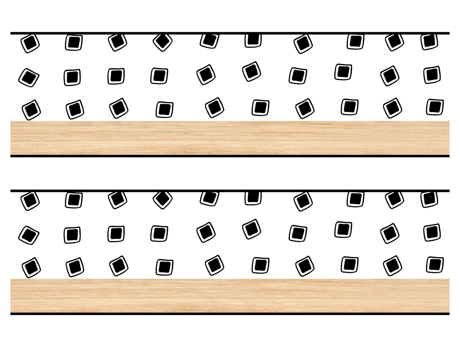 Boho Classroom Bulletin Board Borders, Minimalist Decor (PPTX) - Etsy