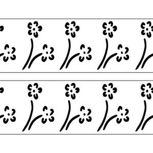 Black and White Bulletin Board Borders, Botanical Classroom Borders ...