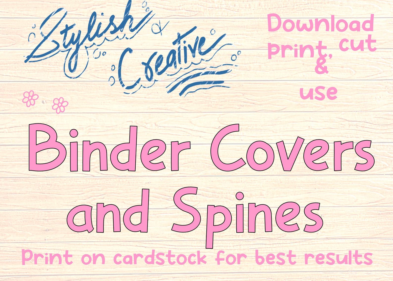 Printable Boho Binder Cover and Spines, Editable Calm Colors Binder ...