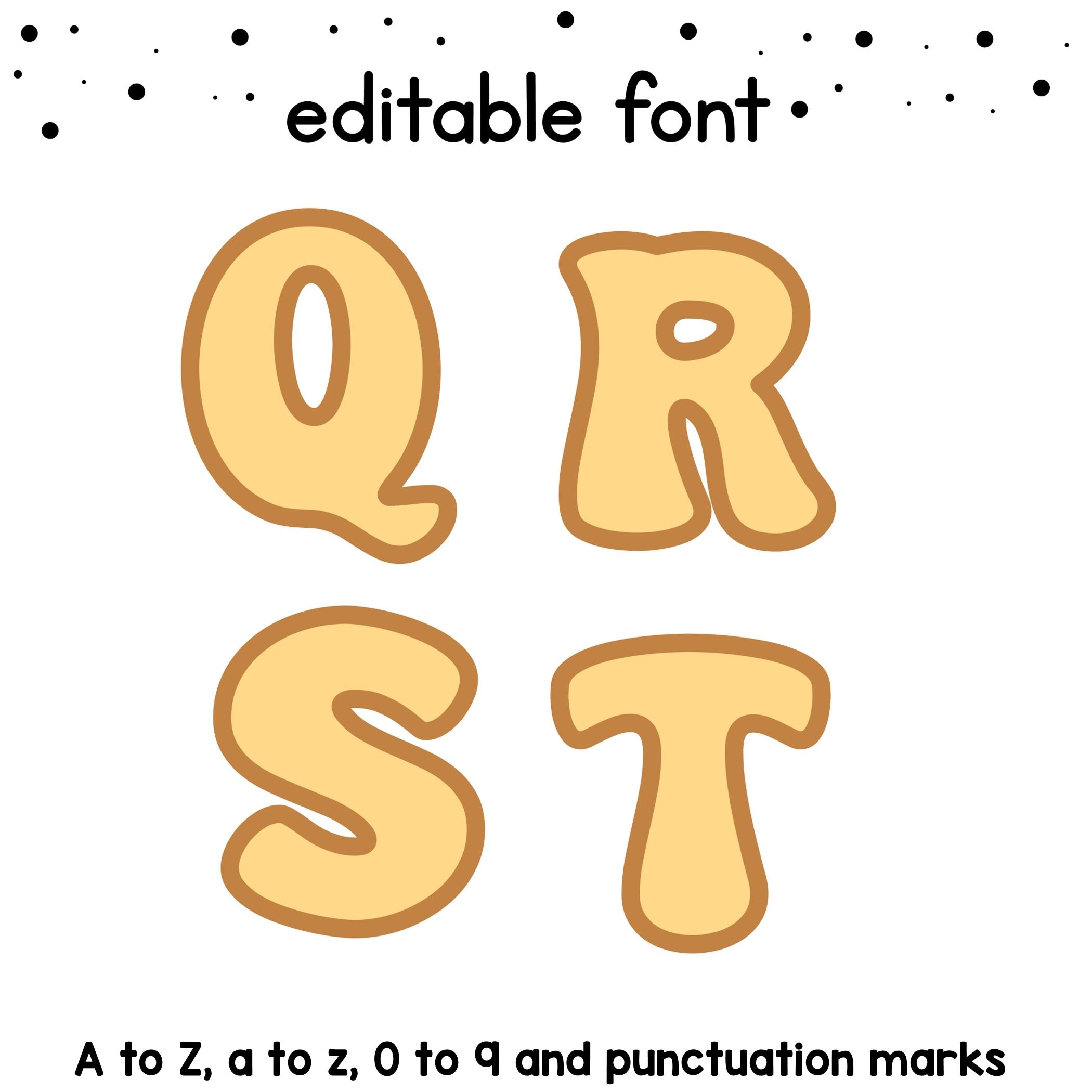 Printable Checkered Bulletin Board Alphabet Letters for Wall Display ...