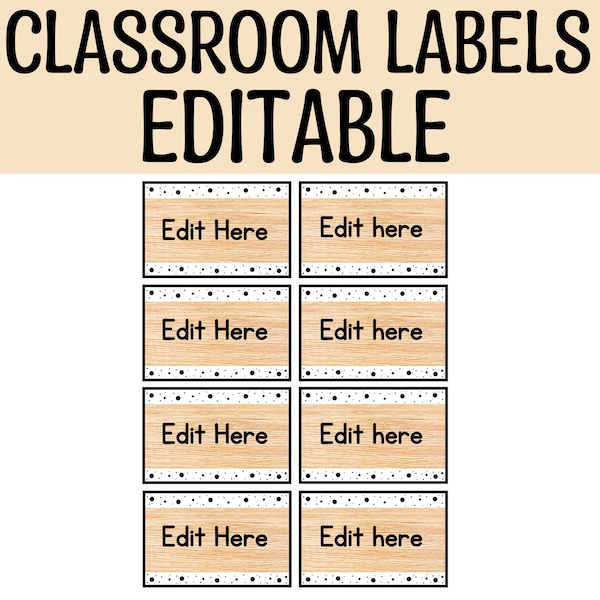 Printable Colorful Classroom Labels, Name Tags, Homeschool Labels ...