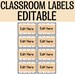Printable Colorful Classroom Labels, Name Tags, Homeschool Labels ...