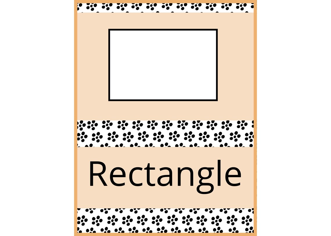 Pastel Rainbow Classroom Shape Posters Editable Shape - Etsy Canada