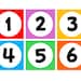 Printable Colorful Number Labels, Classroom Decor (PDF & PPTX) - Etsy