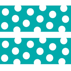Polka Dots Bright Colors Bulletin Board Borders, Printable Classroom ...