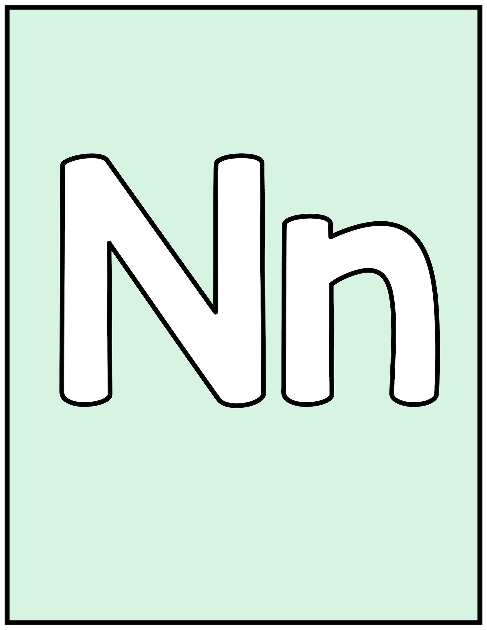 Printable Modern Calm Colors Alphabet Posters, Alphabet Letters Wall ...