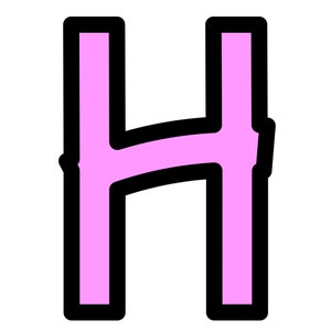 Printable Pink Bulletin Board Large Alphabet Letters, Alphabet Letters ...