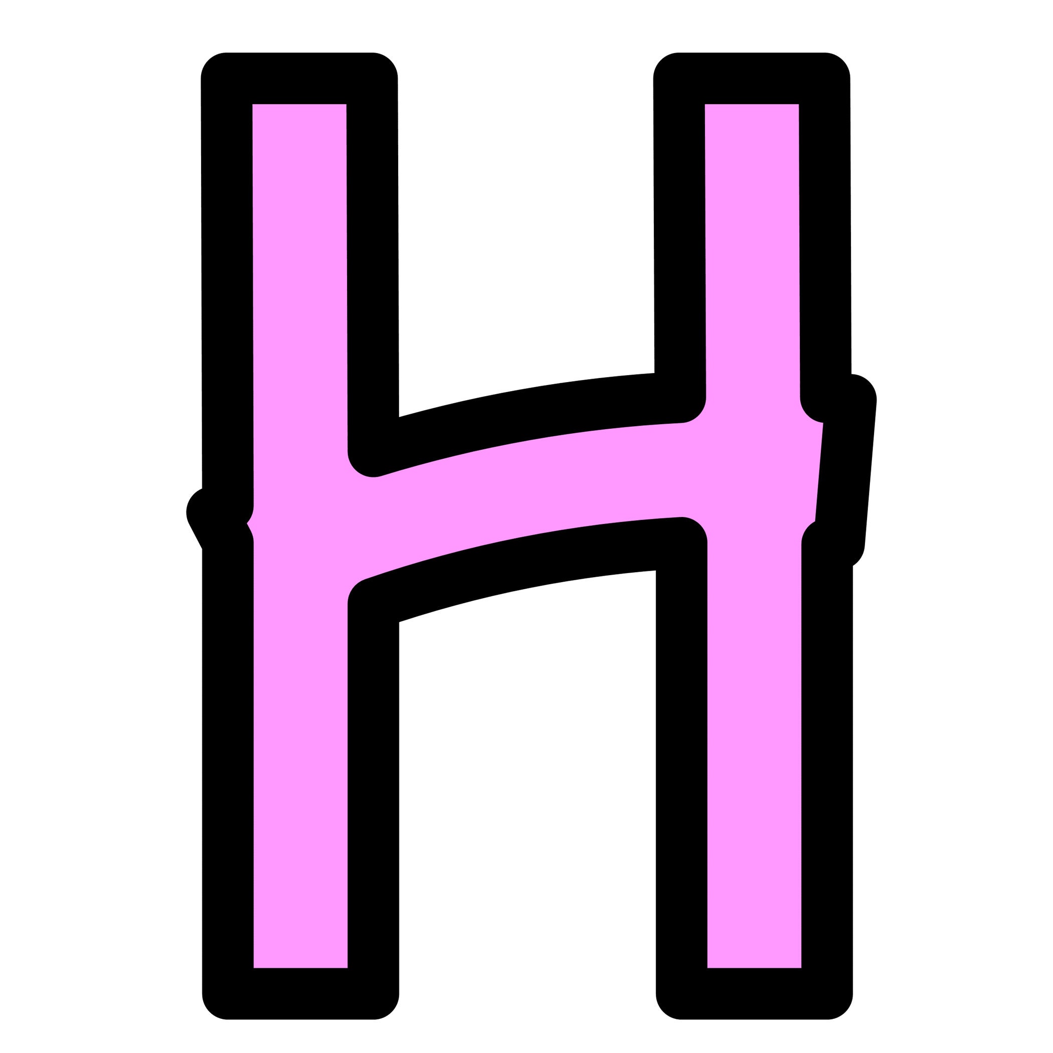 Printable Pink Bulletin Board Large Alphabet Letters, Alphabet Letters ...