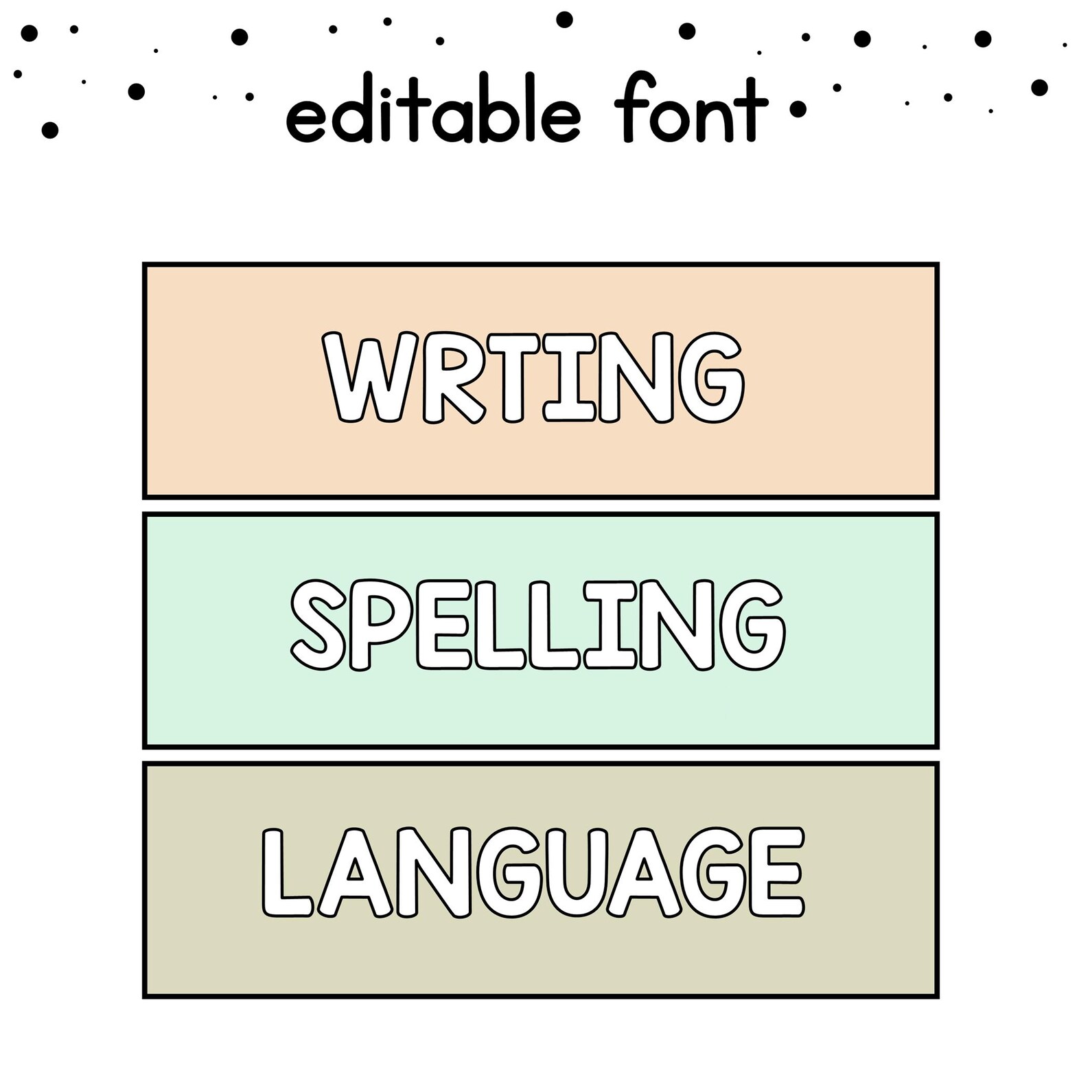 Printable Modern Calm Colors Classroom Schedule Cards, Editable ...