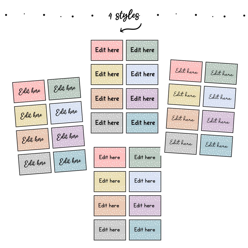 Printable Classroom Labels, Student Name Tags, Cubby Labels, Back to ...