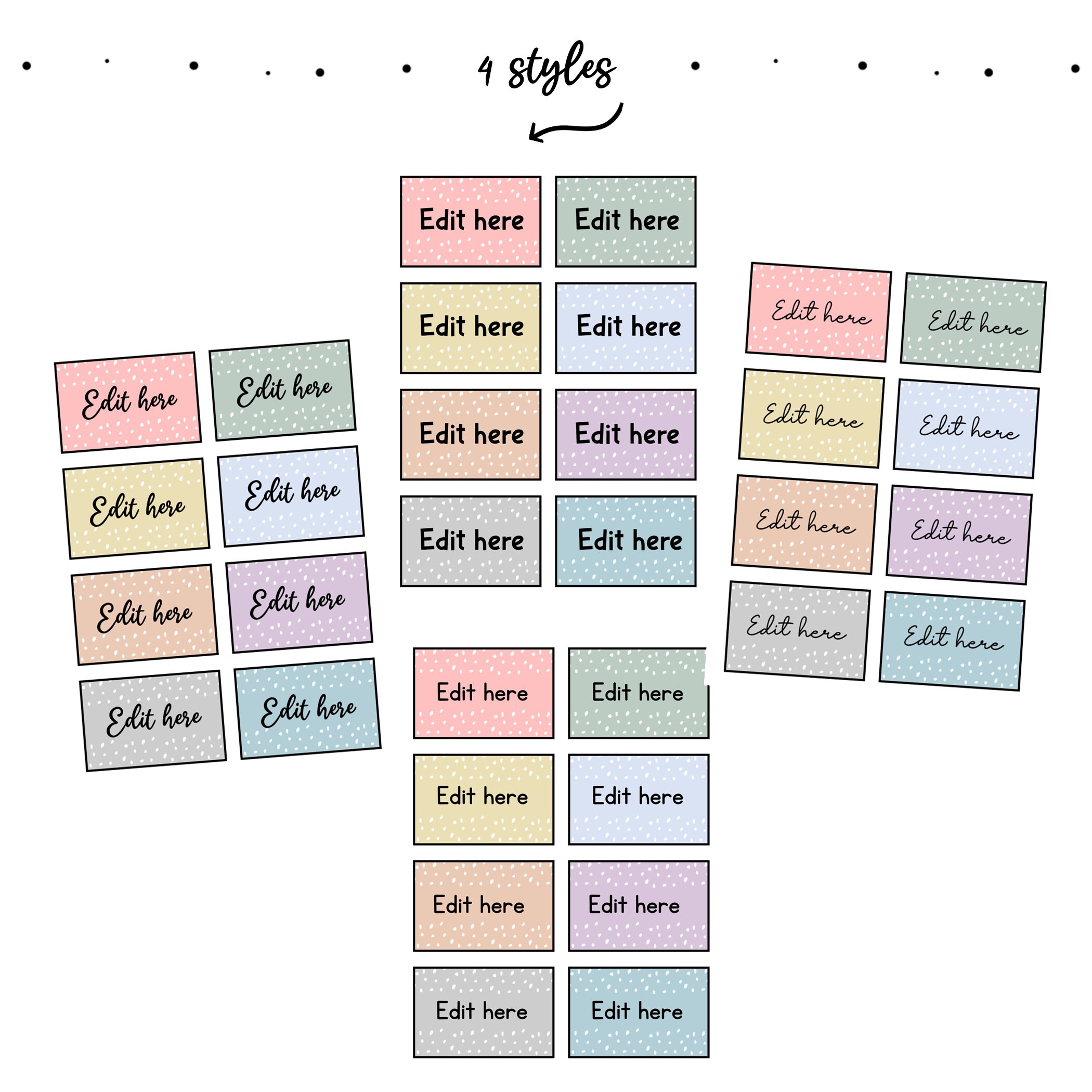 Printable Classroom Labels, Student Name Tags, Cubby Labels, Back to ...