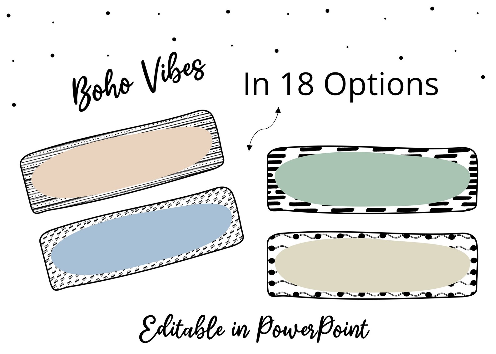 Printable Student Name Tags, Art Classroom Labels, Boho Classroom ...