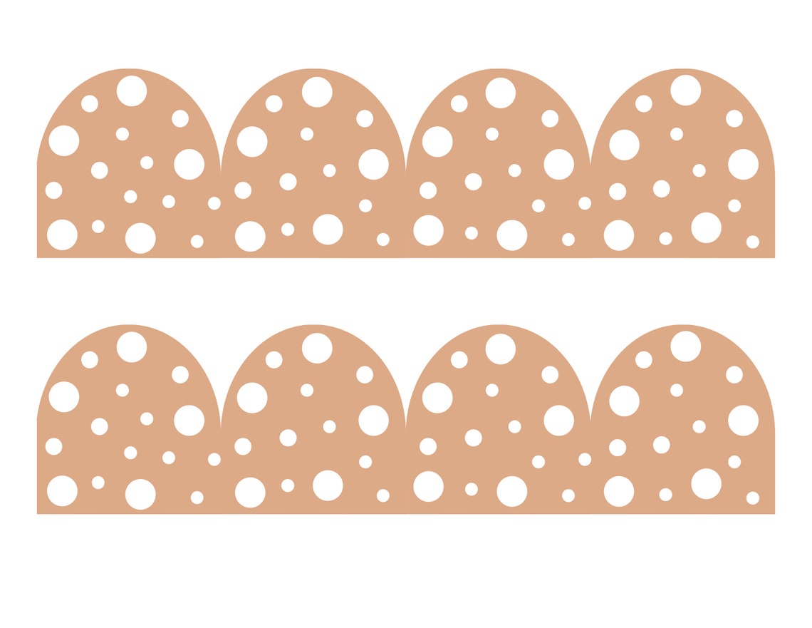 Bulletin Board Borders, Classroom Borders, Polka Dots Bulletin Board ...