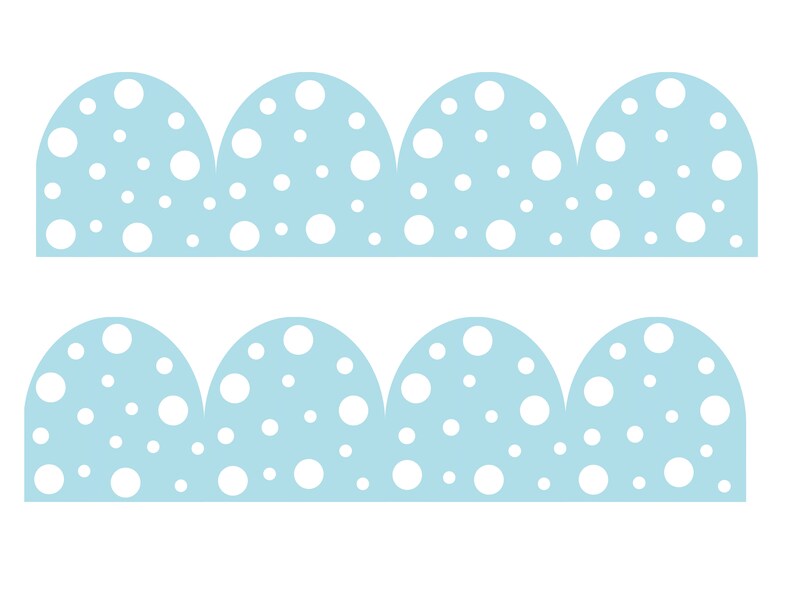 Bulletin Board Borders, Classroom Borders, Polka Dots Bulletin Board ...