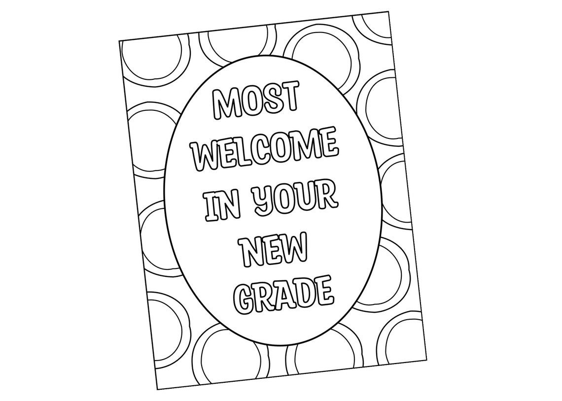 Printable Back to School Coloring Pages, First Day of School Coloring ...