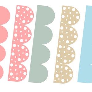 Bulletin Board Borders, Classroom Borders, Polka Dots Bulletin Board ...