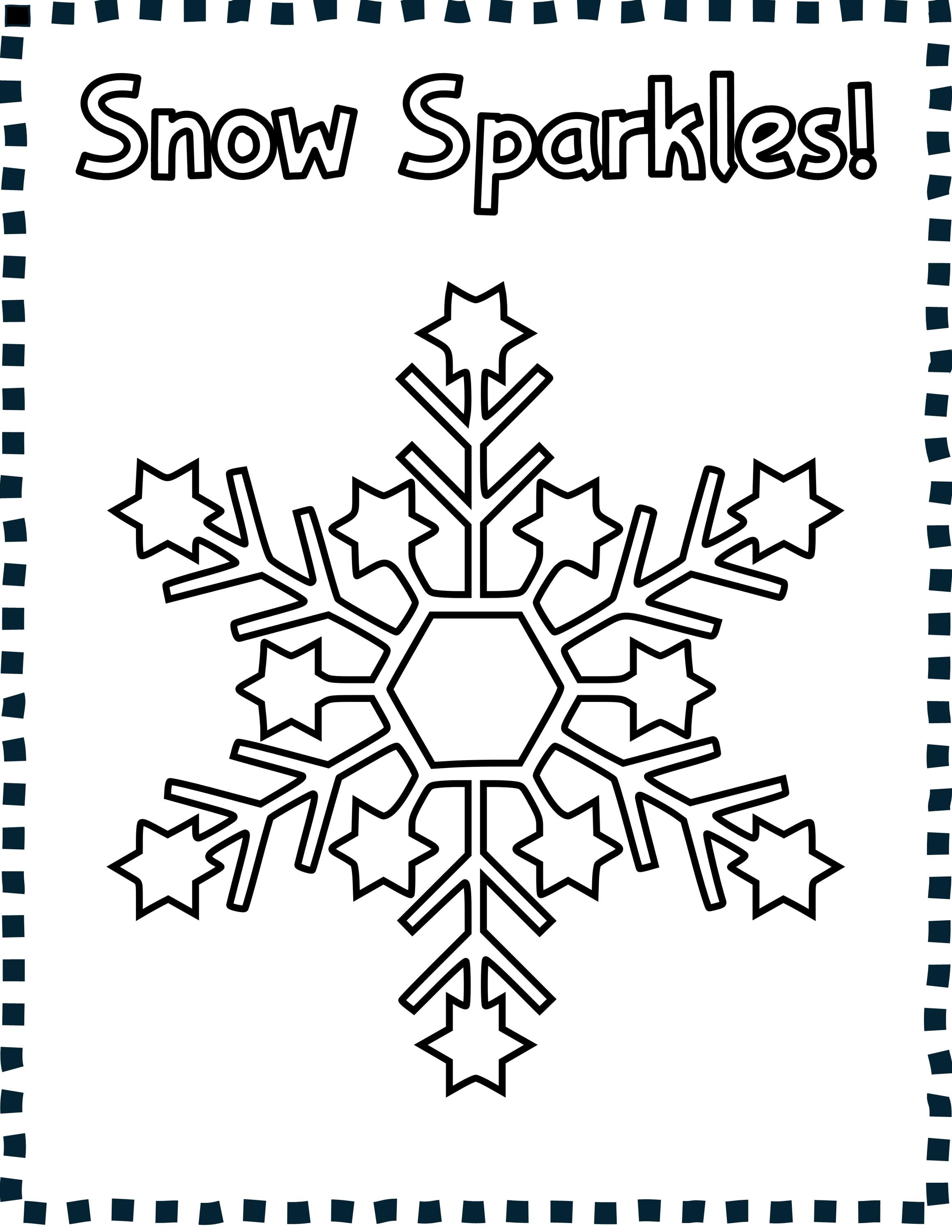 Printable Winter Snowflakes Coloring Worksheets, Editable Coloring ...