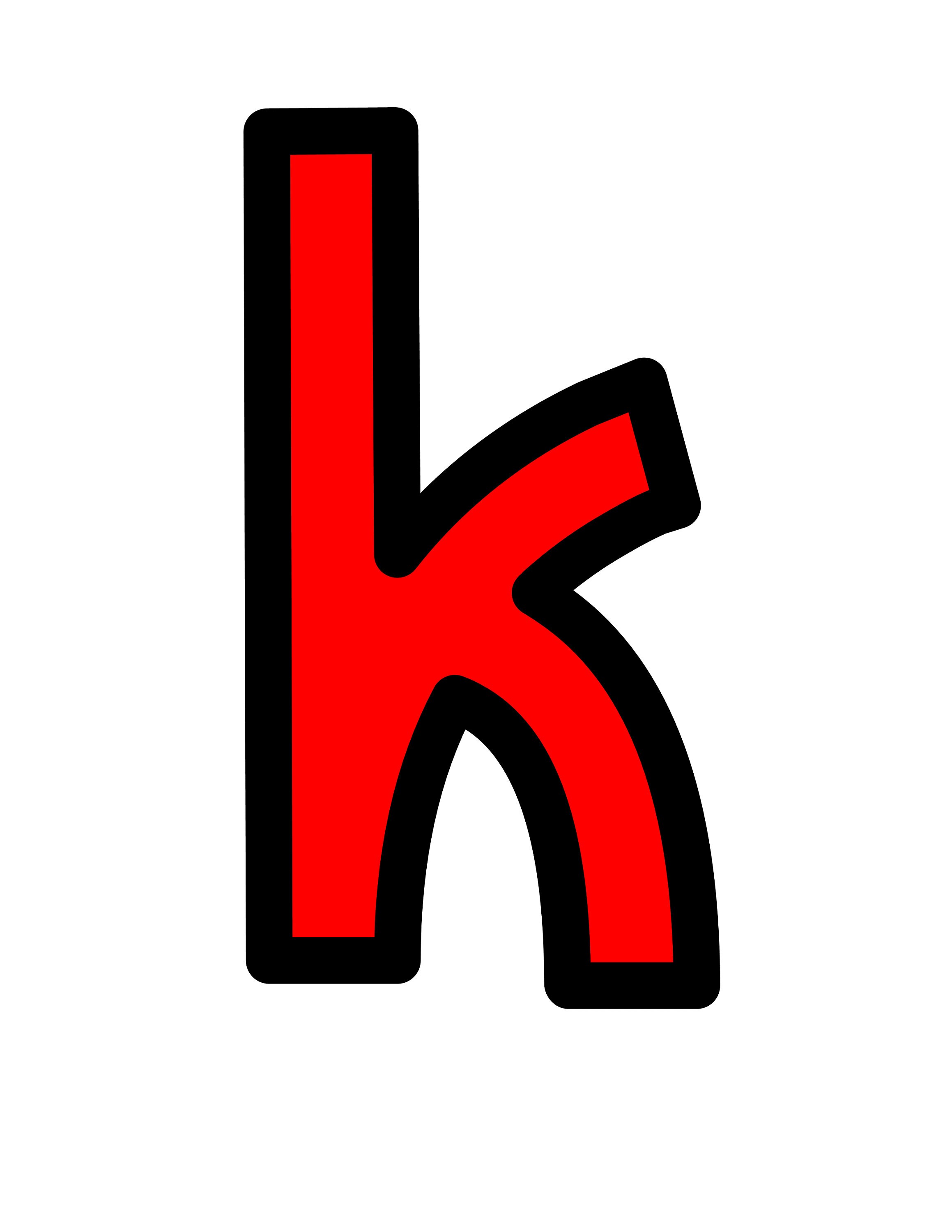 Printable Large Red Bulletin Board Alphabet Letters, Large Alphabet ...