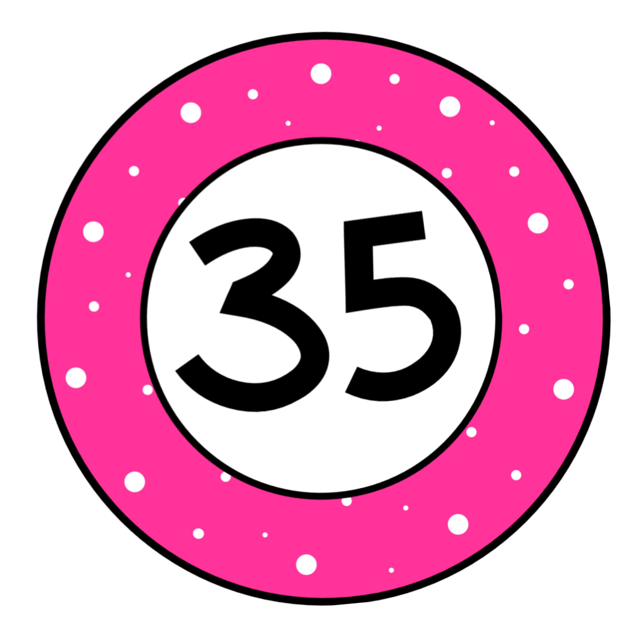 Printable Classroom Number Labels, Polka Dot Decor (PDF & PPTX) - Etsy