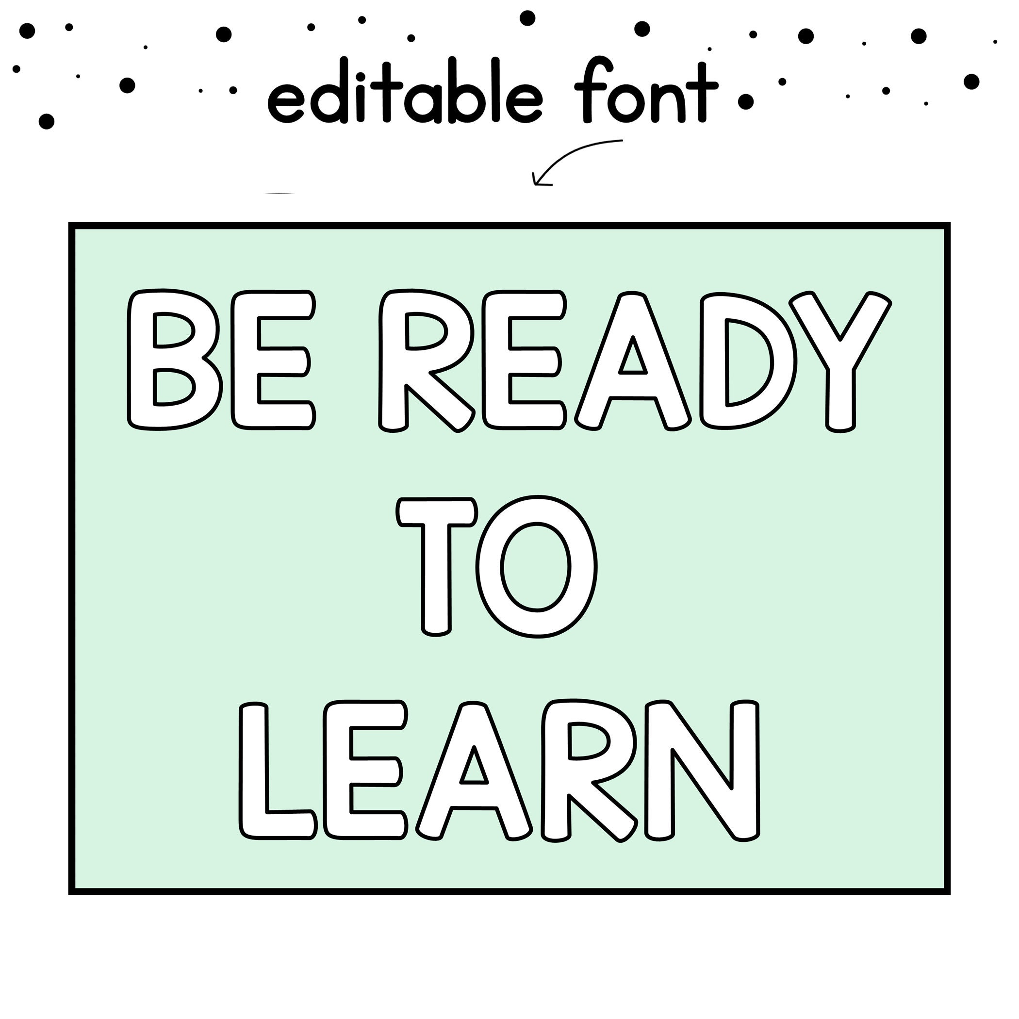 Printable Calm Colors Classroom Rules Labels, Editable Classroom Rules ...