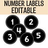 Printable Classroom Calendar Numbers, Square Number Cards, Printable ...