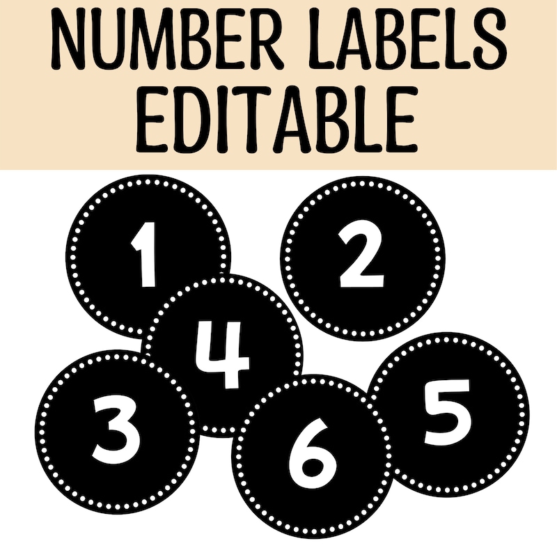 Book Bin Label Numbers - Etsy