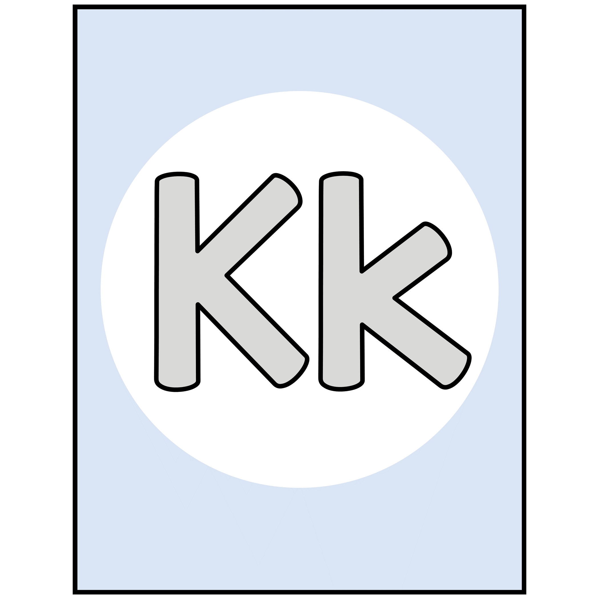 Printable Modern Calm Colors Alphabet Posters, Alphabet Letters Wall ...