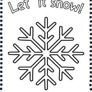Printable Winter Snowflakes Coloring Worksheets, Editable Coloring ...