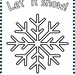 Printable Winter Snowflakes Coloring Worksheets, Editable Coloring ...