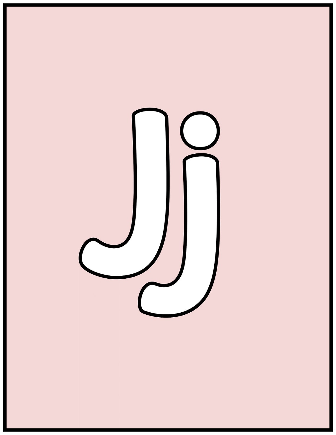 Printable Modern Calm Colors Alphabet Posters, Alphabet Letters Wall ...