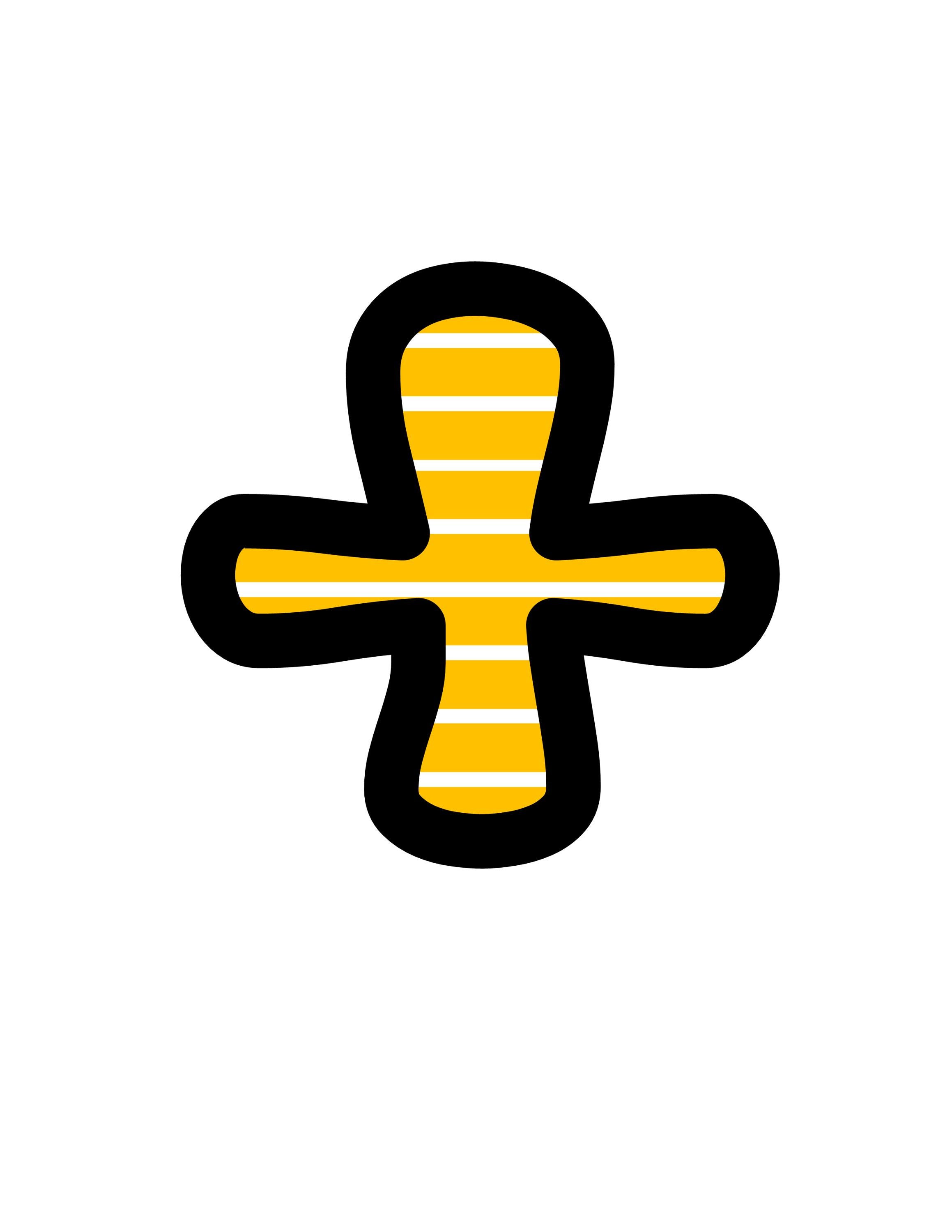 Back to School Yellow Bulletin Board Letters, Printable Bright Yellow ...