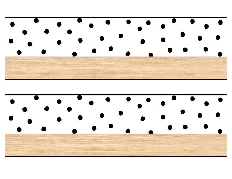 Bulletin Board Borders, Office Borders, Boho Neutral Borders, Classroom ...