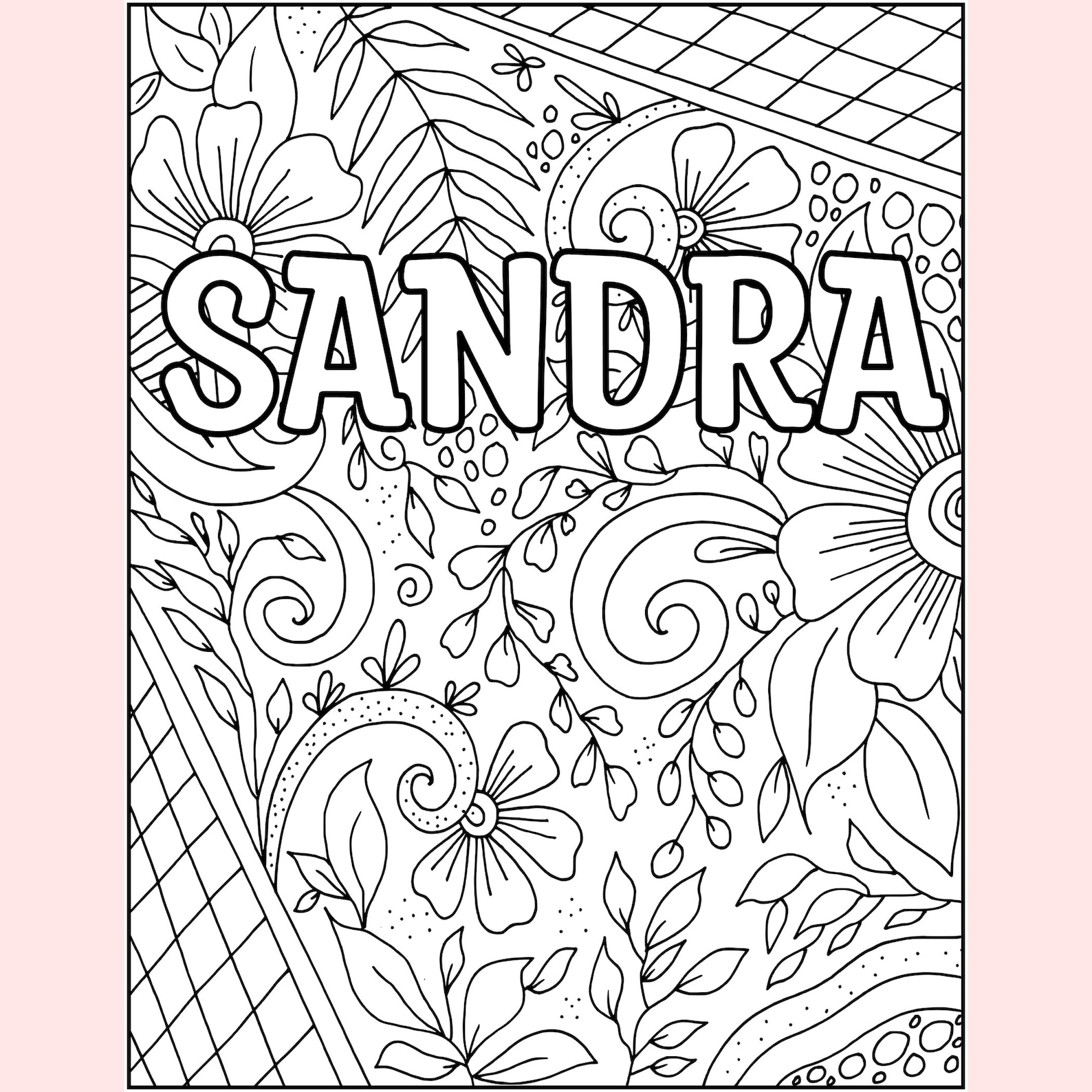 Printable Personalized Name Coloring Pages, Custom Name Coloring ...