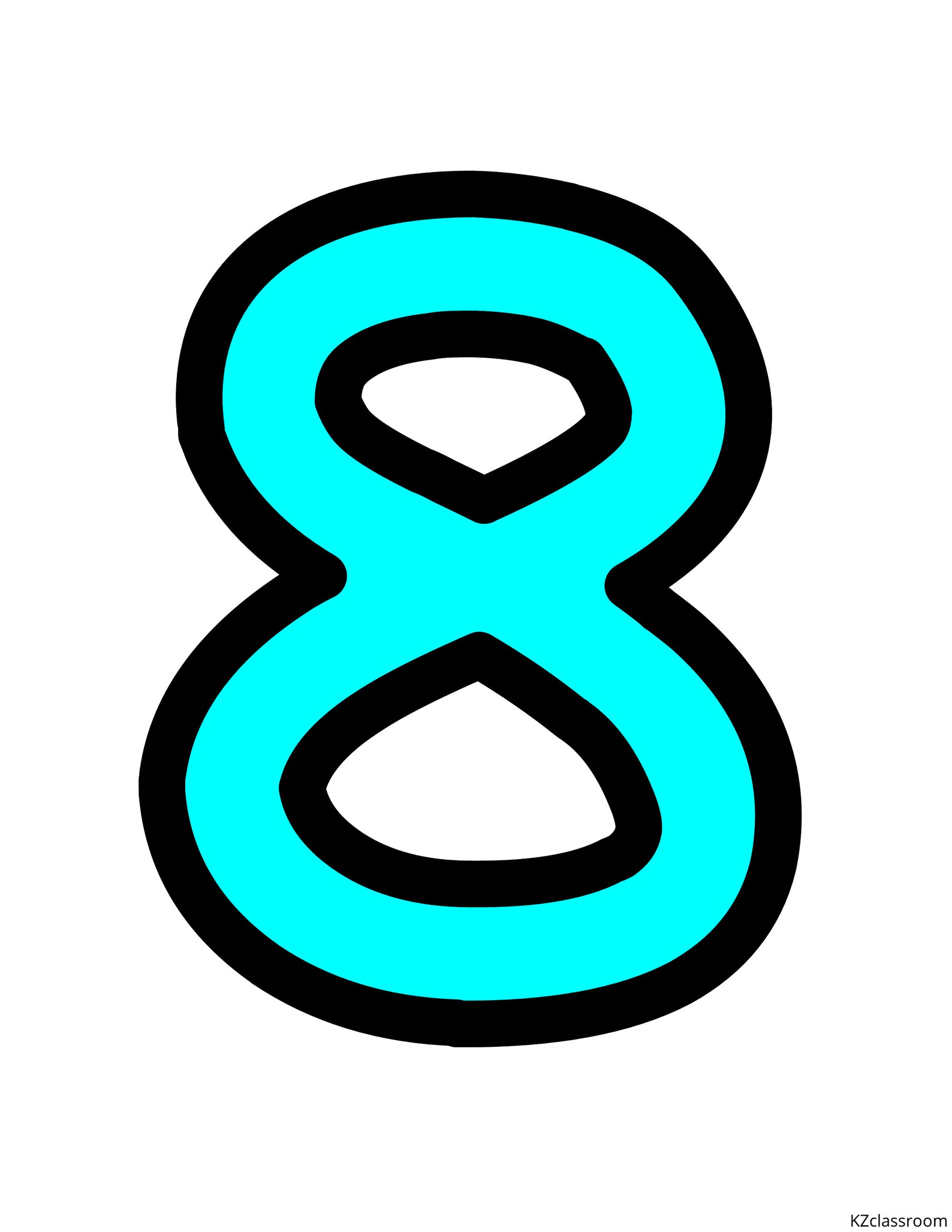 Printable Cyan Bulletin Board Large Alphabet Letters, Editable Alphabet ...