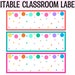Boho Classroom Labels, Student Name Tags, Back to School Labels ...