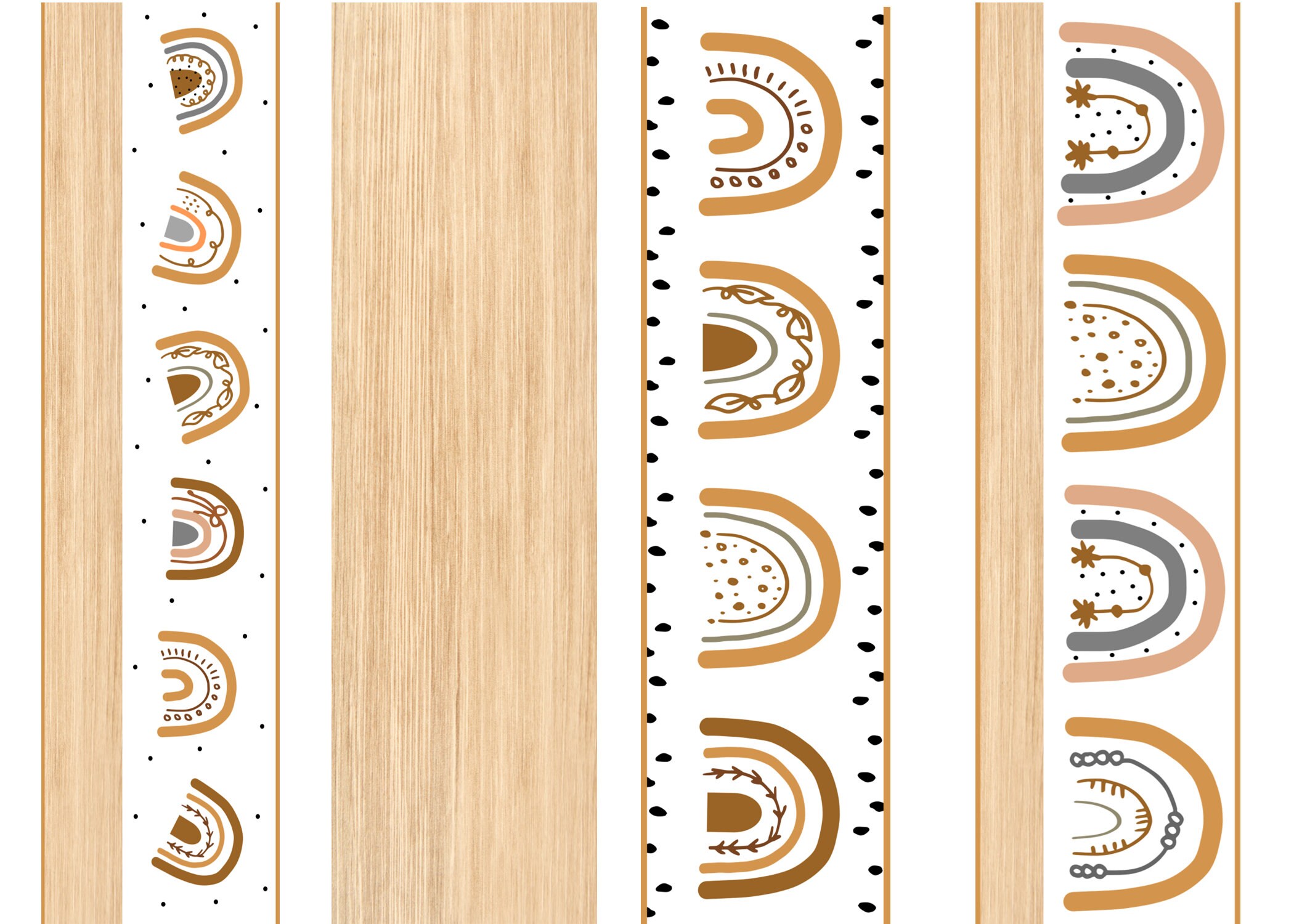 Bulletin Board Borders Ideas Classroom Borders Boho Neutral - Etsy