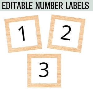 Printable Classroom Calendar Numbers Square Number Cards - Etsy Canada