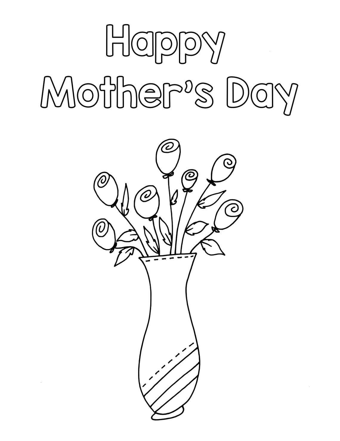 Printable Mother's Day Coloring Pages, Mother's Day Coloring Worksheets ...