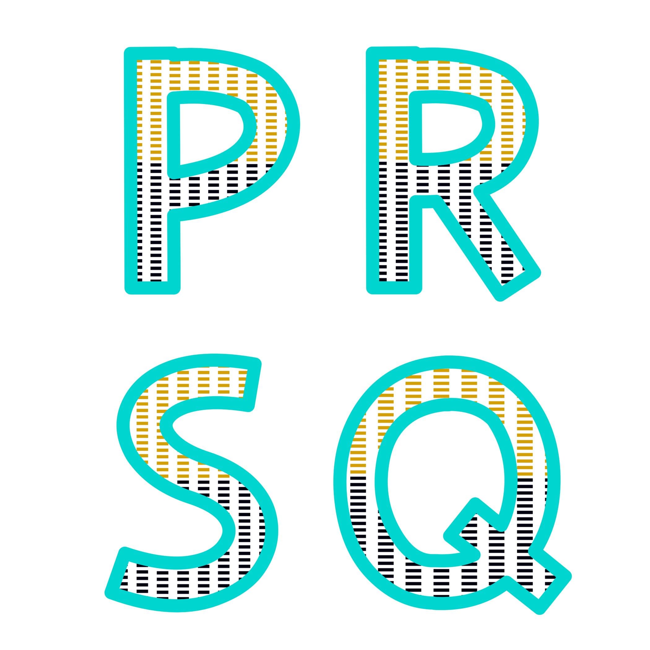 Printable Colorful Bulletin Board Alphabet Letters, Alphabet Letters ...