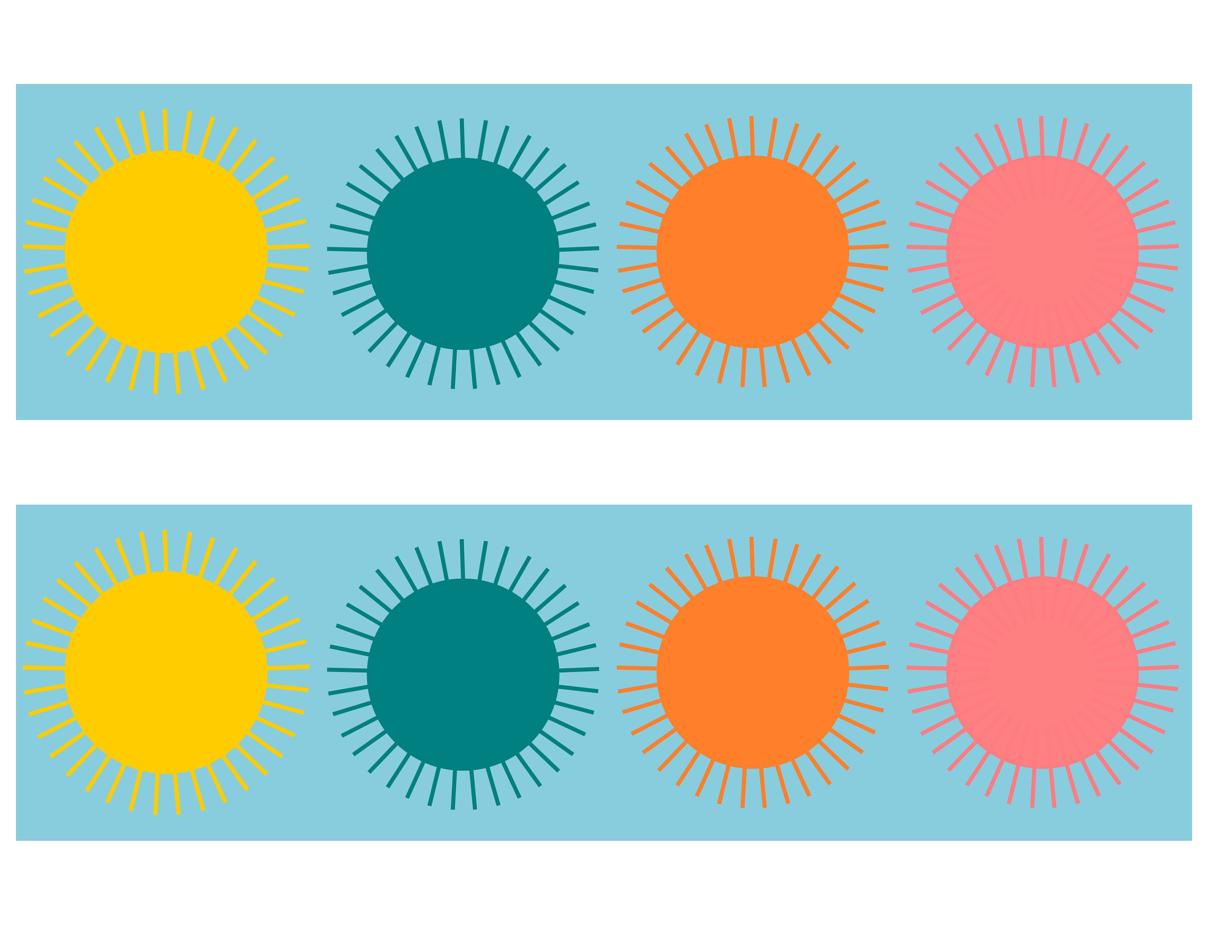 Rainbow Bulletin Board Borders, Bright Classroom Borders, Boho Rainbow ...