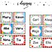 Printable Colorful Student Name Tags, Student Name Labels, Bright ...