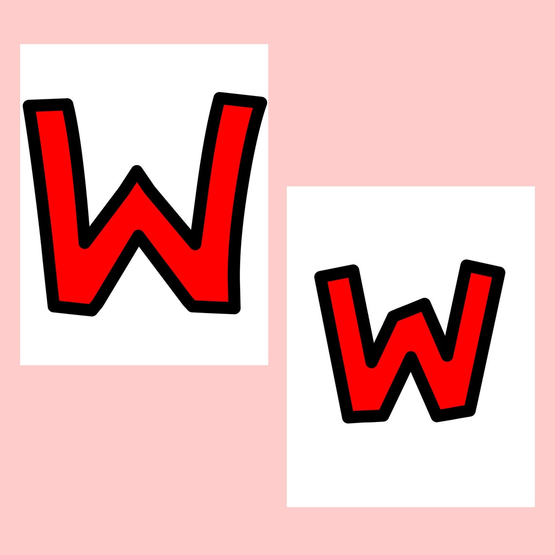 Printable Large Red Bulletin Board Alphabet Letters, Large Alphabet ...