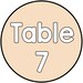 Boho Calm Colors Classroom Table Numbers, Table, Team and Group Numbers ...