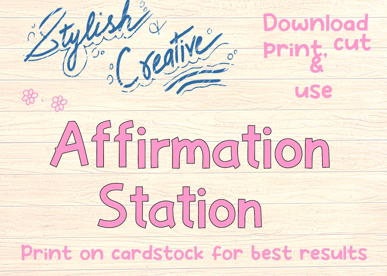 Printable Round Positive Affirmation Labels, Printable Student ...