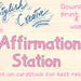 Printable Round Positive Affirmation Labels, Printable Student ...