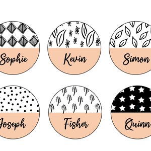 Student Name Tags, Round Name Labels, Rainbow Labels, Cubby Labels ...