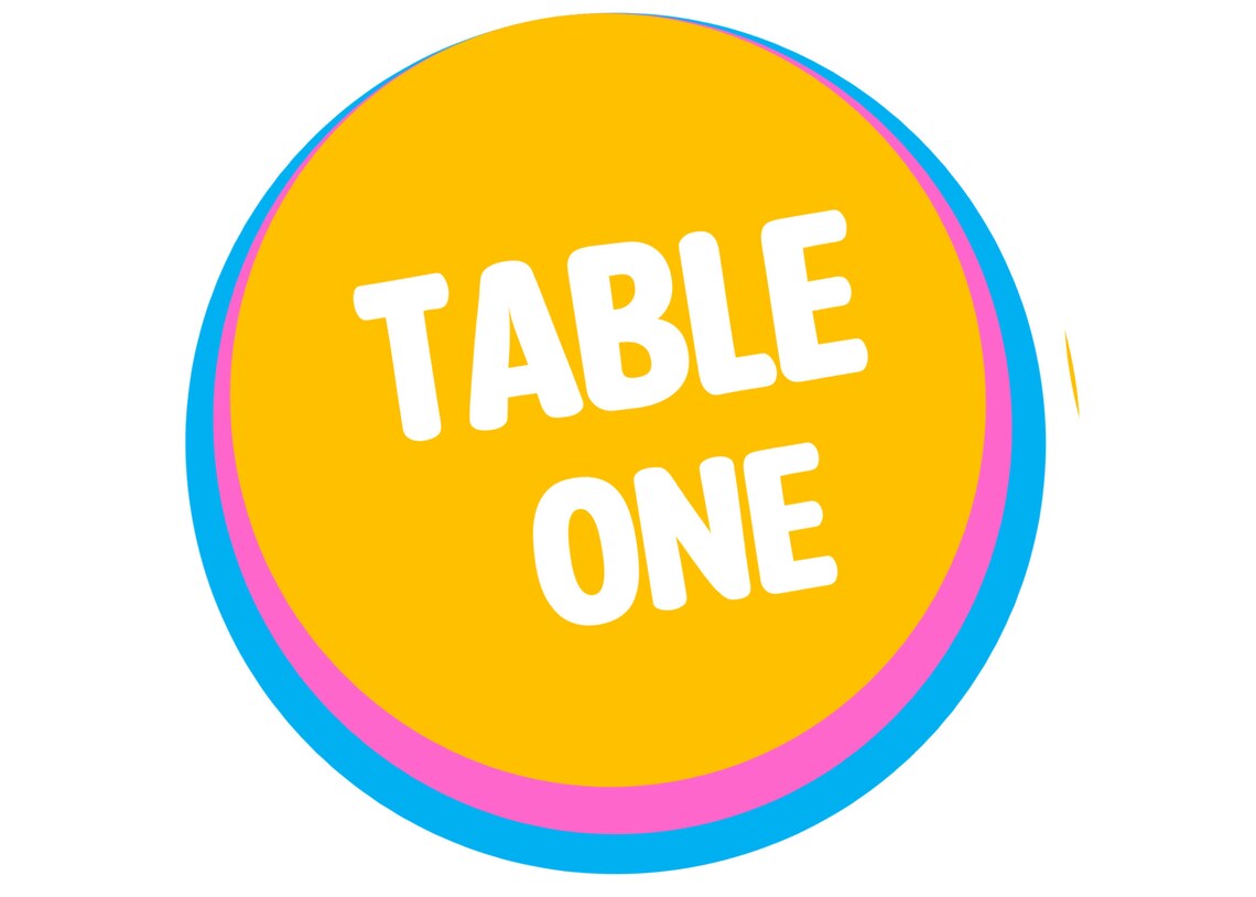Classroom Table Numbers Class Table Numbers Table Team Group Labels Circle Table Numbers
