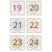 Printable Calendar Number Labels. Editable Number Tags. Number Tents ...