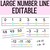 Black and Bright Large Number Line Wall Display,editable Classroom ...