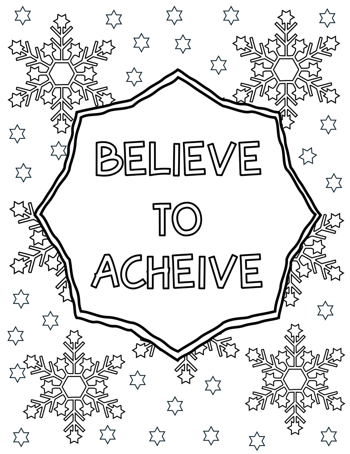 Printable Growth Mindset Coloring Pages, Editable Motivational Coloring ...